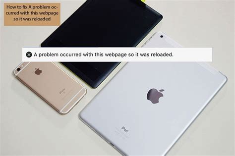 How To Fix The A Problem Occurred With This Webpage So It Was Reloaded