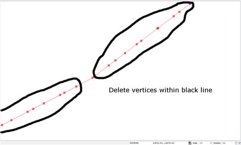 Qgis How To Delete Vertices With The Same Direction Geographic