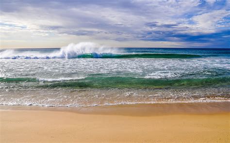 Beach Waves Wallpapers 4k Hd Backgrounds On Wallpaperbat