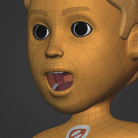 Rigged Character D Model By Ocstard