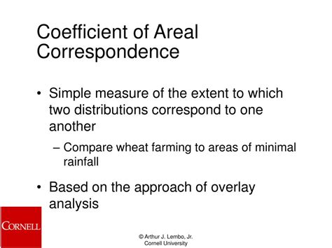 Ppt Spatial Correspondence Of Areal Distributions Powerpoint