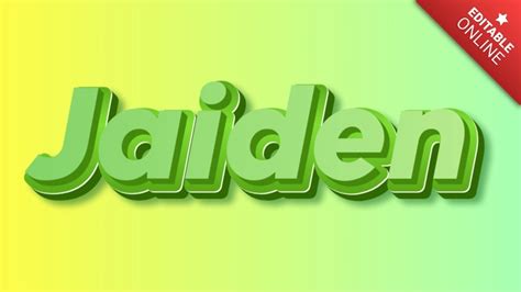 Jaiden Text Style Effects Generator