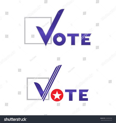 Vote Checkbox Icon Stock Vector Royalty Free 224994346 Shutterstock