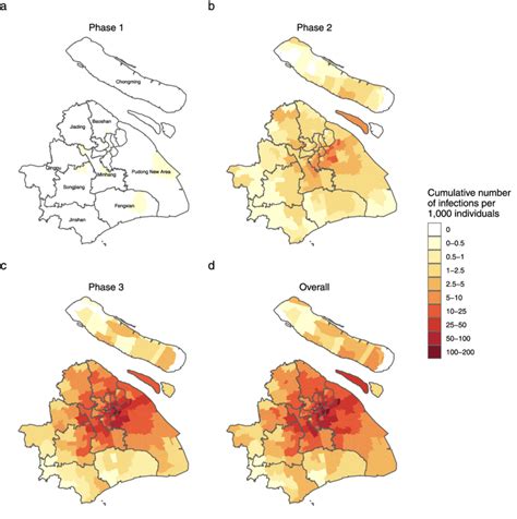 Geographical Distribution Of Sars Cov 2 Infections A D Cumulative Download Scientific
