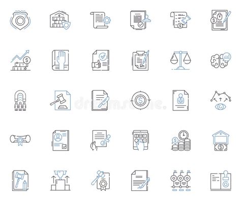 Assistance Line Icons Collection Support Help Aid Guidance
