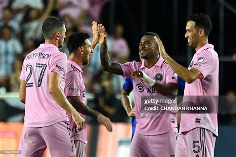 Inter Miamis Ukrainian Defender Sergii Kryvtsov Argentine Forward