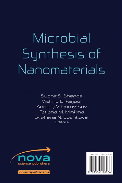 Microbial Synthesis Of Nanomaterials Nova Science Publishers