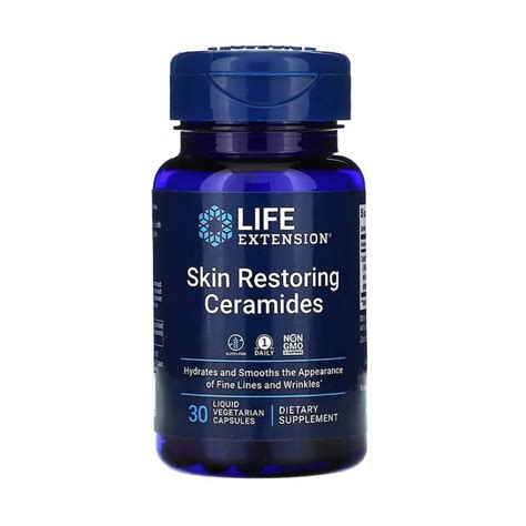 Skin Restoring Ceramides Life Extension 30 Capsule Lichide Emagro