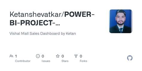 GitHub Ketanshevatkar POWER BI PROJECT DASHBOARD Vishal Mall Sales Dashboard By Ketan
