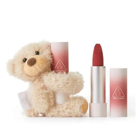 Son Lì 13 De Marzo 3ce Cashmere Hug Lipstick 07 Knit Màu Đỏ Nâu Vua