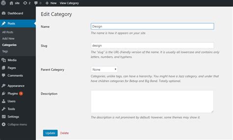 how to add categories in wordpress sites virfice