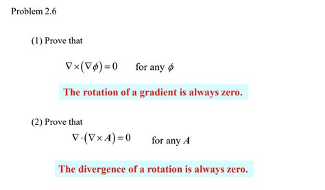 solved 1 prove that ∇× ∇ϕ 0 for any ϕ the rotation of a