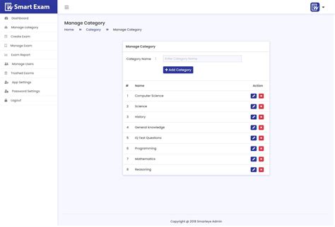 smart exam online exam php script by smarteye codester