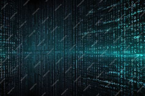 Premium Photo Binary Code Background Abstract Technology Digital