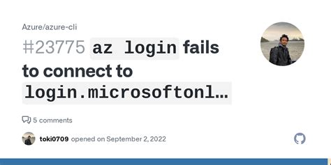 `az Login` Fails To Connect To `loginmicrosoftonlinede` Timeouterror