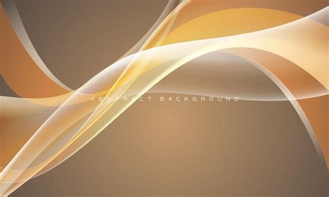 Premium Vector Abstract White Wave Curve Overlap Luxury With Blank Space Background Vector