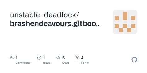 GitHub Unstable Deadlock Brashendeavours Gitbook Io
