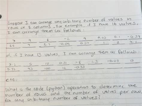solved suppose i can arrange any arbitrary number of values