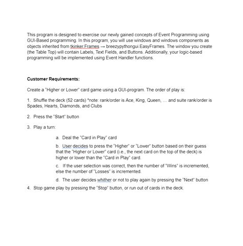 Solved This Program Is Designed To Exercise Our Newly Gained Chegg
