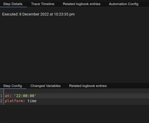 automation not running at the spcified time configuration home