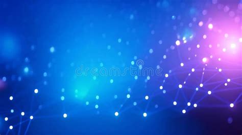 Abstract Technology Background Network Connection Structure 3d Rendering Stock Video Video