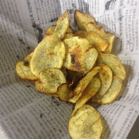 채식 감자껍질칩