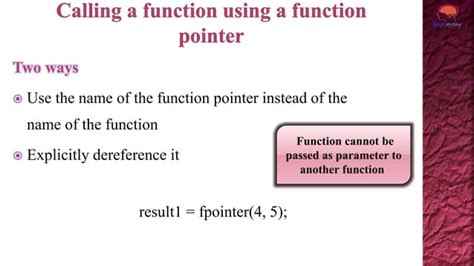 Function Pointer Ppt