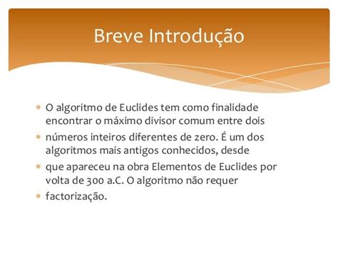 algoritmo de euclides