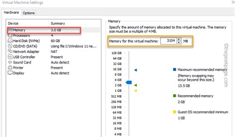 no hay suficiente memoria física disponible en vmware workstation fix