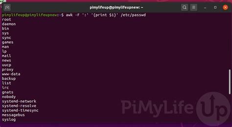 How To List Users On Linux Based Systems Pi My Life Up