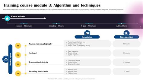 training 3 algorithm and techniques blockchain training program for