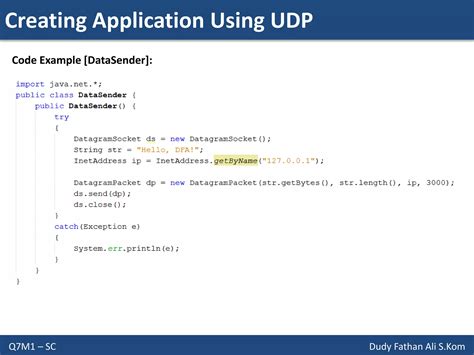 network socket programming with java pptx