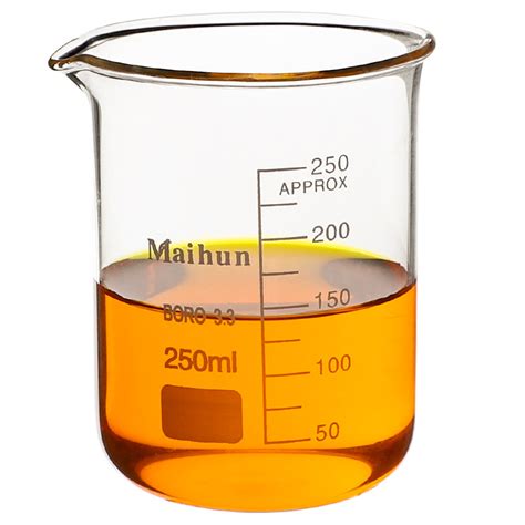 华金玻璃烧杯高硼硅50 100 150 250 500 800 1000 2000 Ml等加厚耐高温实验器材化学带刻度大烧杯喝水家用 虎窝淘