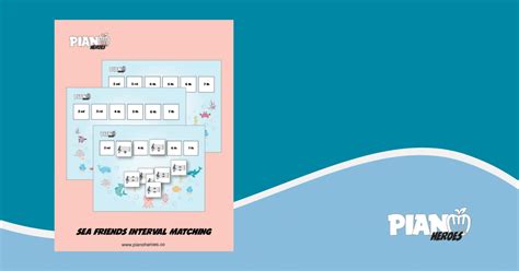 sea friends interval matching piano heroes piano teaching resources