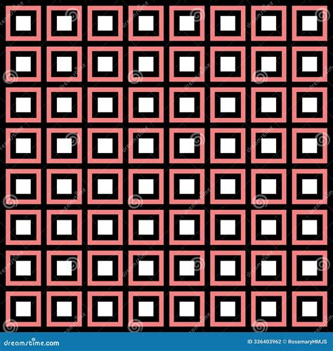 Nested Squares Vector Pattern Design Stock Illustration Illustration
