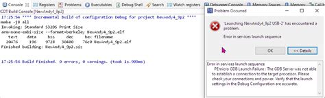 Solved Debug 2 Boards On One Pc Error In Services Launch Sequence
