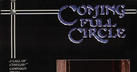 Coming Full Circle Rpg Item Rpggeek