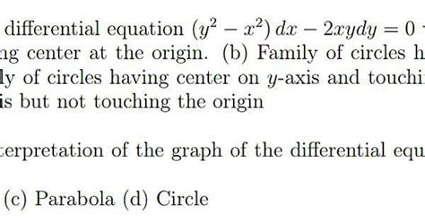 [differential equations hw help] what is the geometric interpretation
