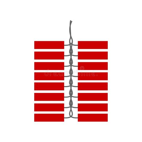 Red Firecracker Set Vector Illustration Stock Vector Illustration Of Colorful Isolated 293519748