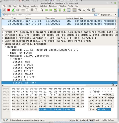 Getting Wireshark To Format OSC Messages Questions And Answers Tidal Club