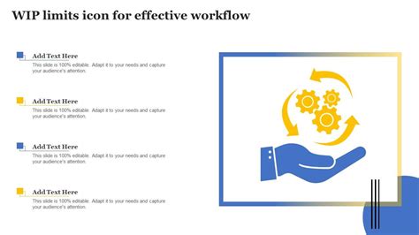 wip limits icon for effective workflow ppt sample