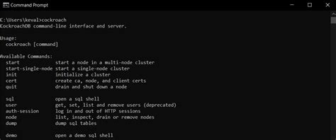 Comment Installer Cockroachdb Pour Windows Stacklima