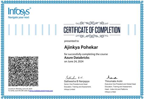 Ajinkya Pohekar On Linkedin Certification Continuouslearning Professionalgrowth