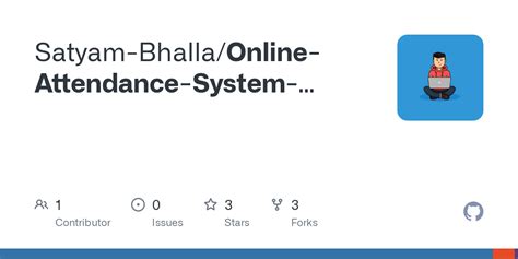 Github Satyam Bhalla Online Attendance System Flask
