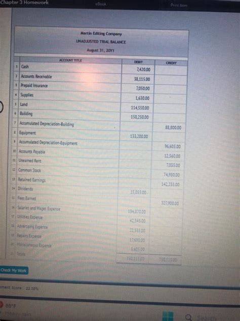 Solved The Data Needed To Determine Year End Adjustments Are
