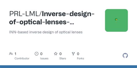 Github Prl Lmlinverse Design Of Optical Lenses Enabled By Invertible