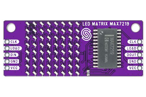 8x8 Led Matrix Green Max7219 Board