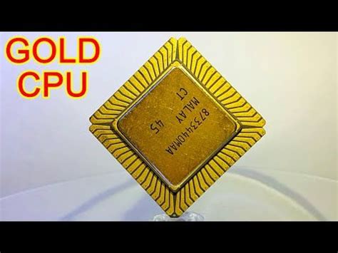 How To Get Gold From Computer Parts CPU Shorts CPU Gold Computer Computer Cpu