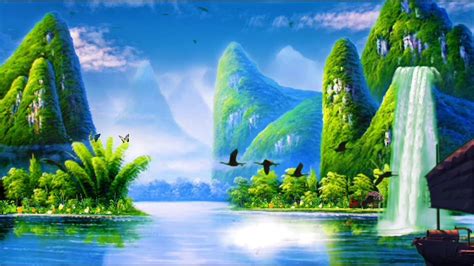 007 Natural Background Video Animated Background Beautiful Nature