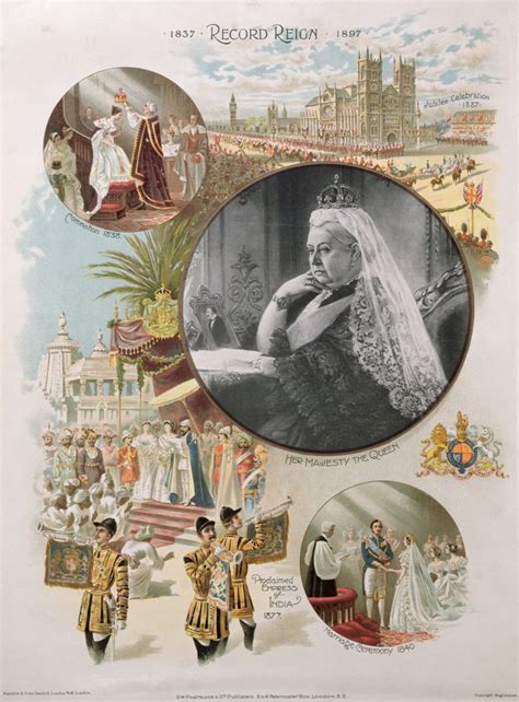 Queen Victoria Depicted At The Time Of Her Diamond Jubilee In 1897